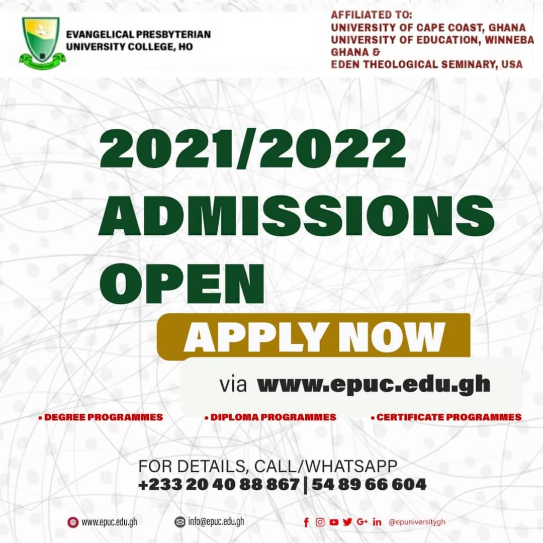 EPUC:: E. P. University College, Ho-Ghana – Admissions