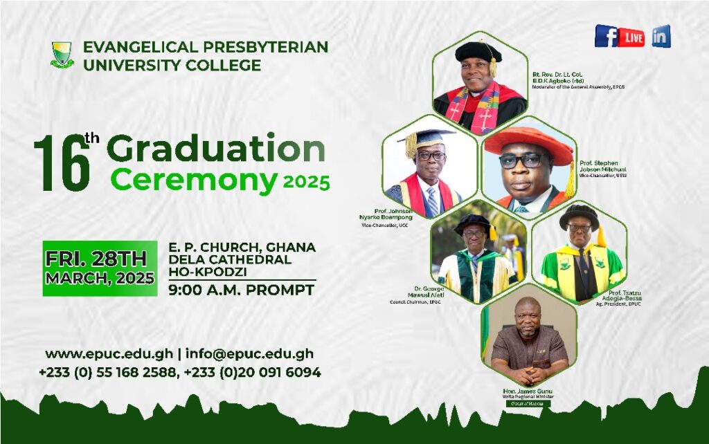 EPUC:: E. P. University College, Ho-Ghana – 16th Graduation Ceremony